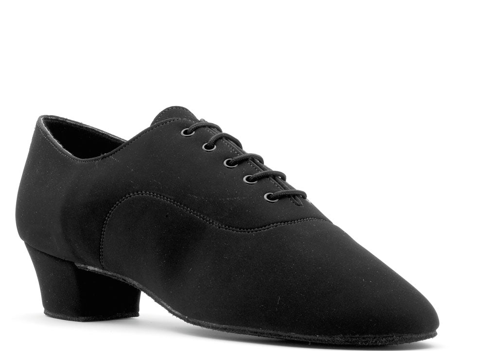 Black Practice Stage Ballroom Dance Shoes 1.5 Inch Heel Latino Flex Bl ...